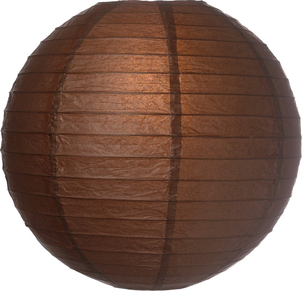 14 In. Brown Paper Lantern
