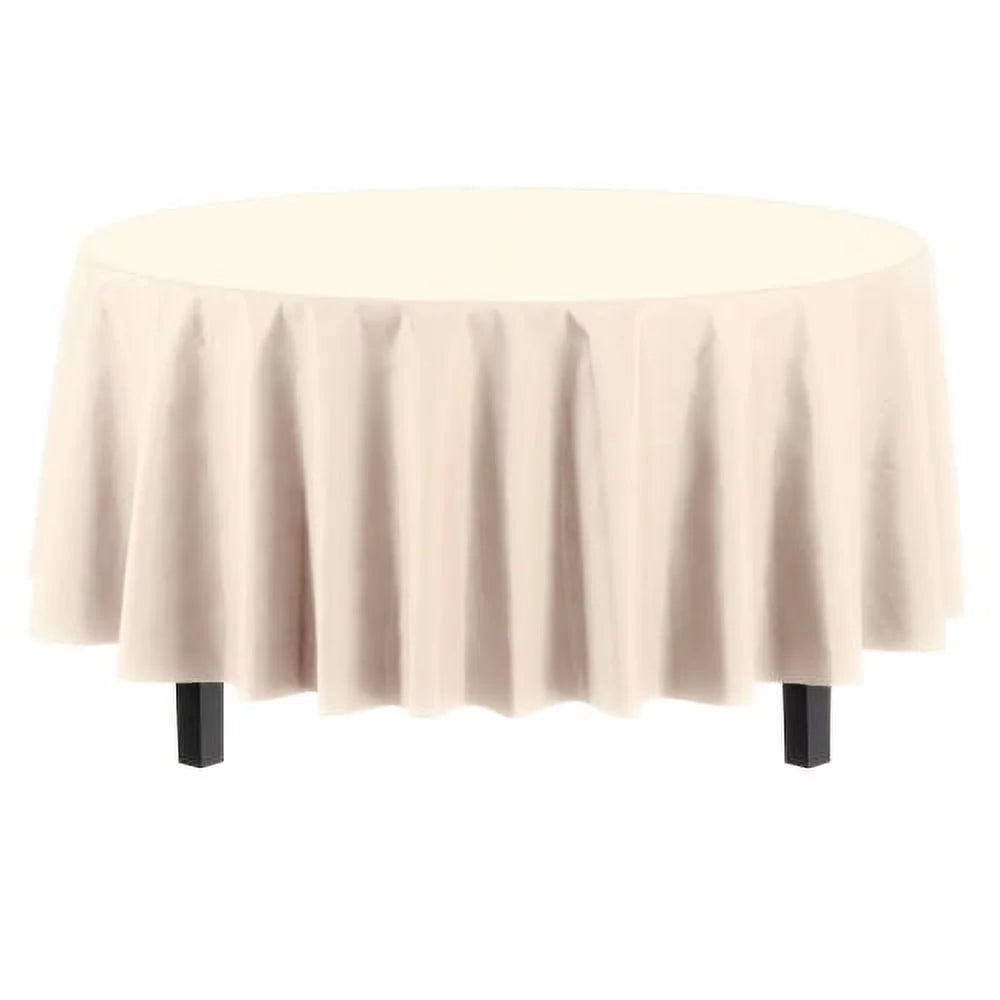 Ivory Round Tablecloths