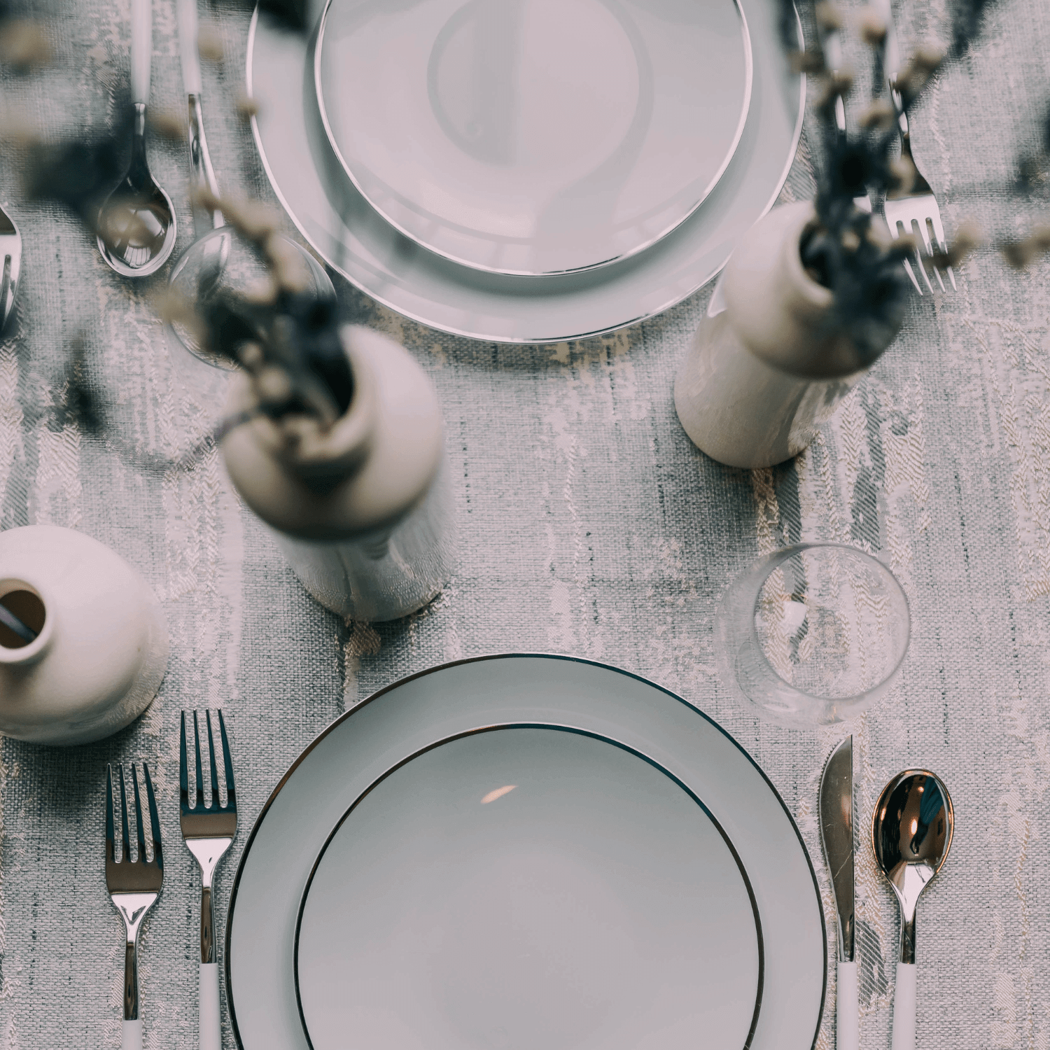 10 In. Elegant Sage Classic Design Plastic Plates