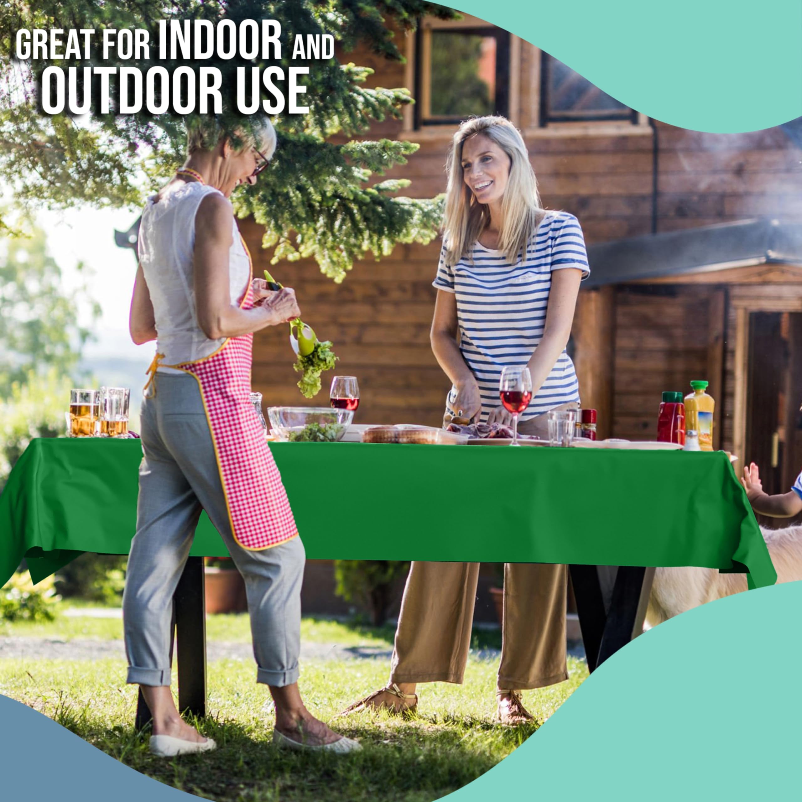 Emerald Green Tablecloth Roll