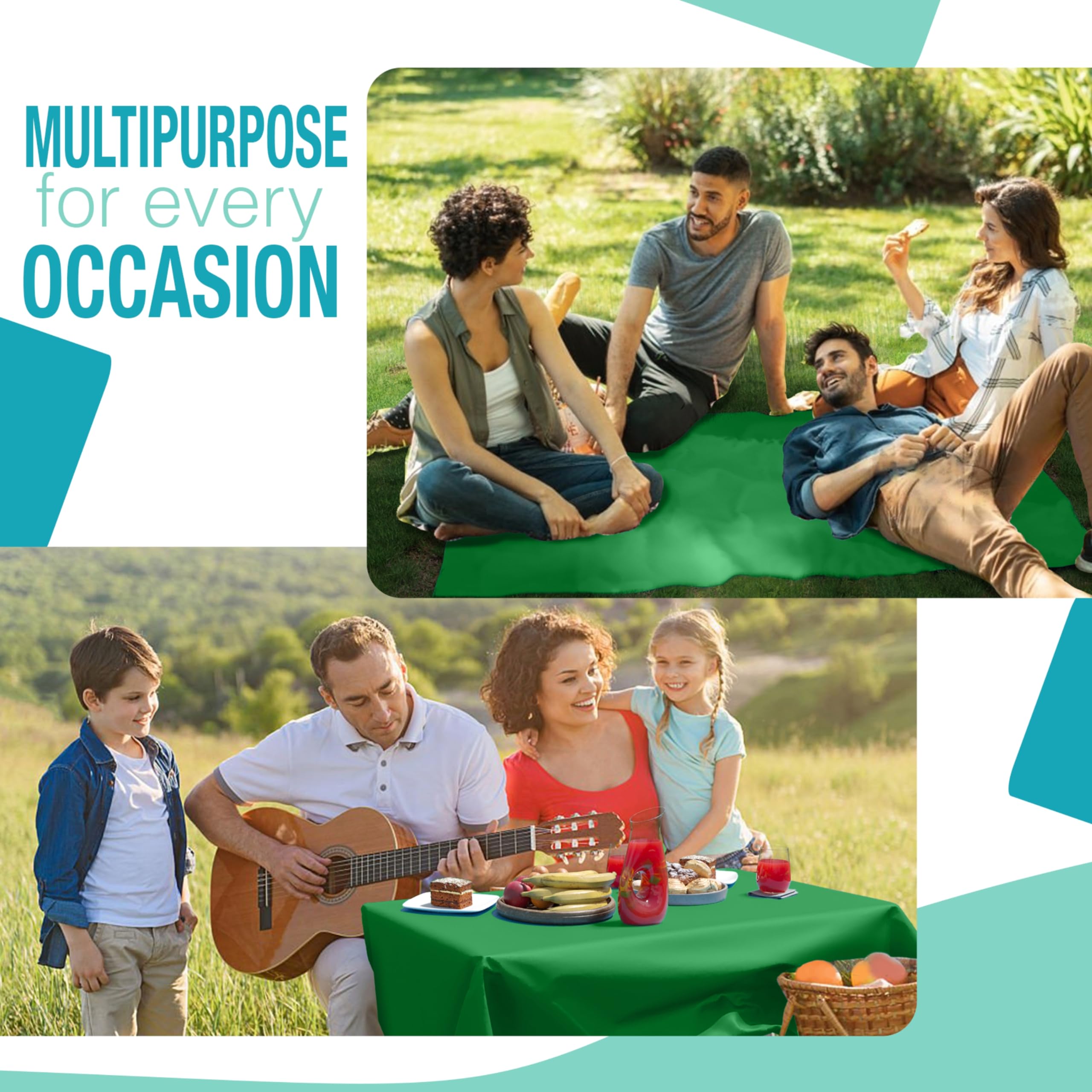 Emerald Green Tablecloth Roll