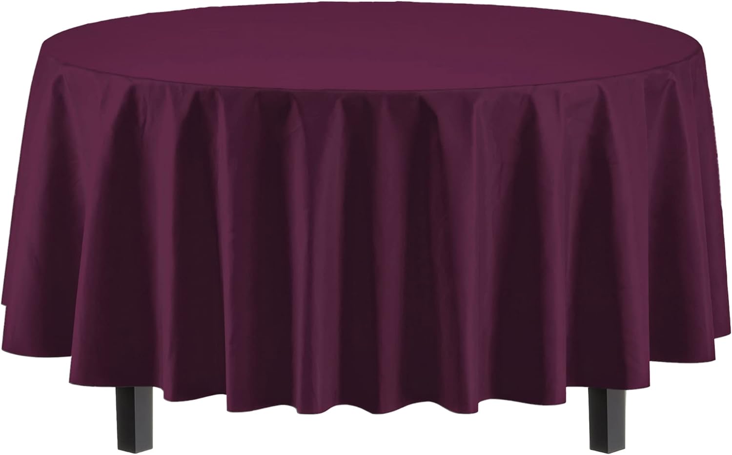 Plum Round Tablecloth