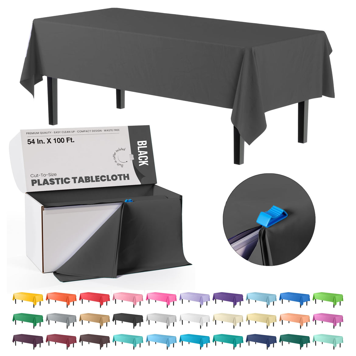 Plastic Table Cover Rolls | Shop Plastic Tablecloth Rolls