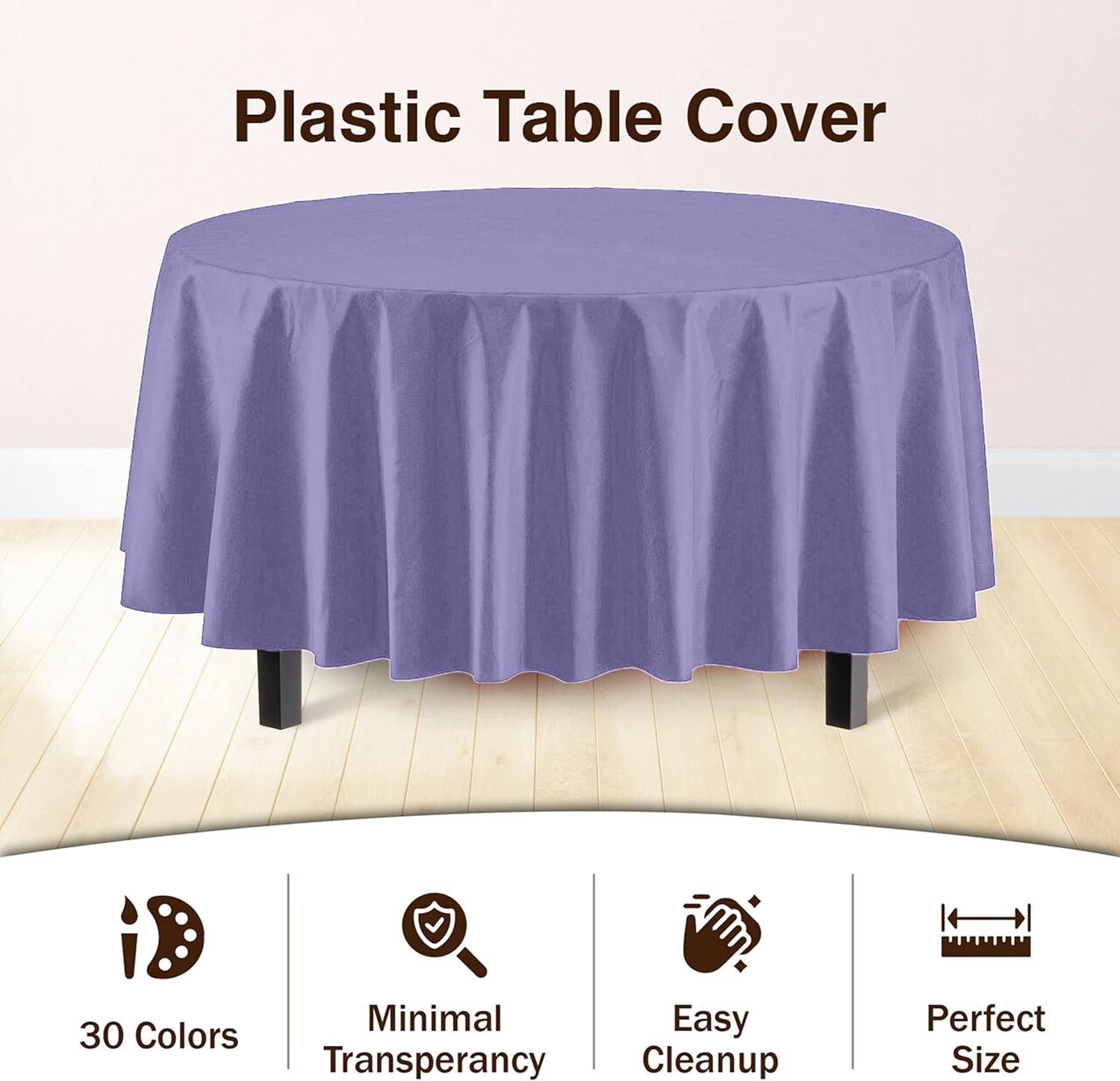 Lavender Round Tablecloth