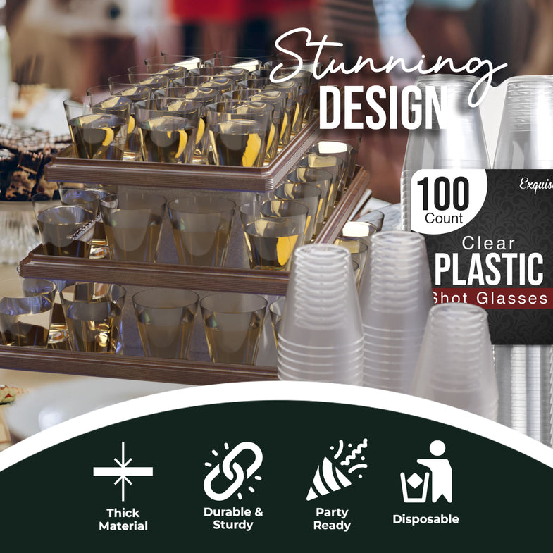 Disposable Plastic Shot Glasses & Shot Cups