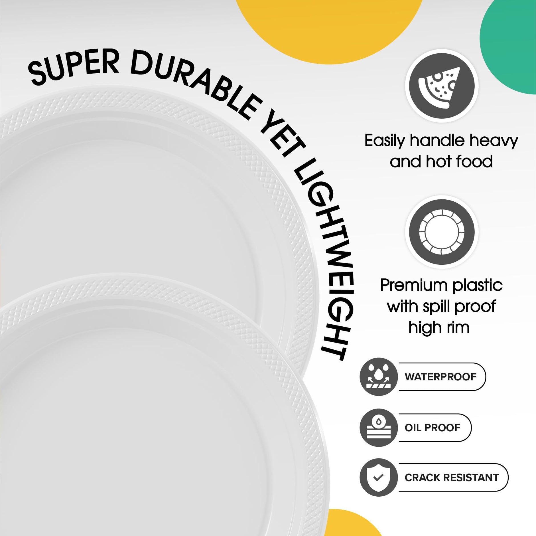 Fancy & Elegant Disposable Plastic Dinnerware Sets