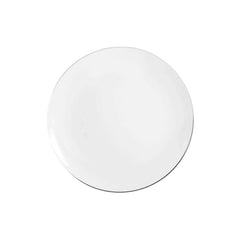 Elegant 8" Classic Silver Design Plates - 10 Ct.