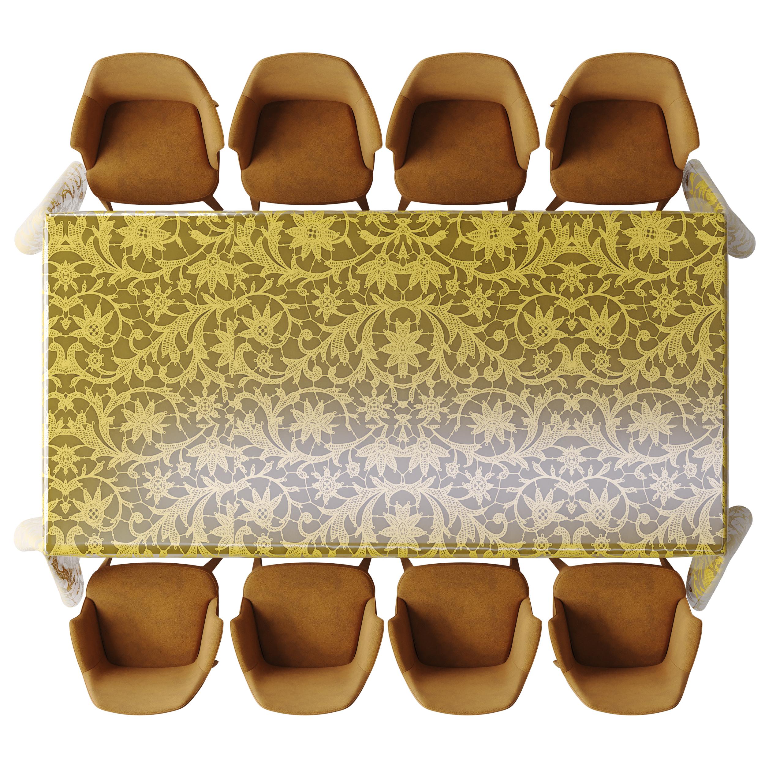 Gold Lace Tablecloth