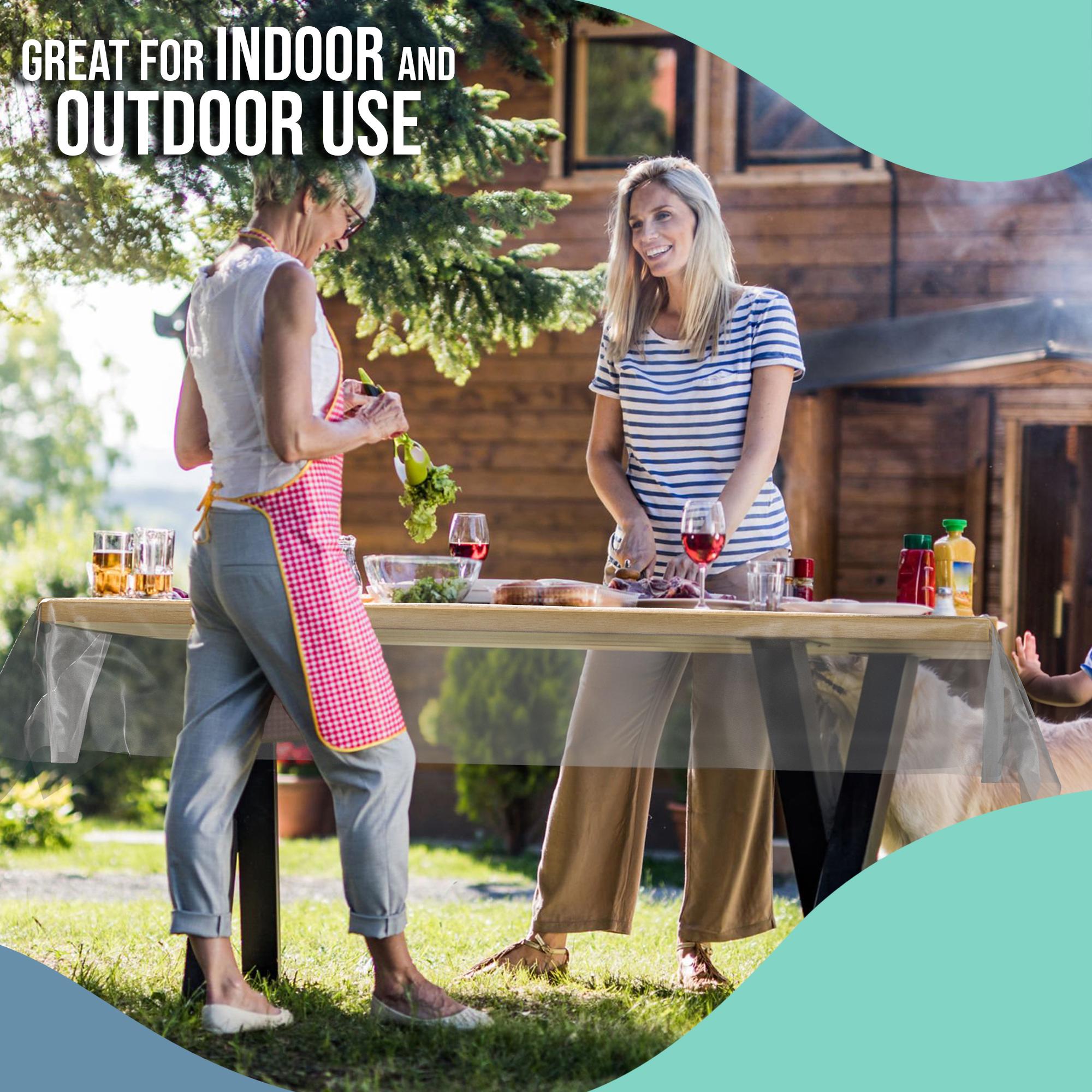 40 in. x 300' Clear Banquet Table Roll