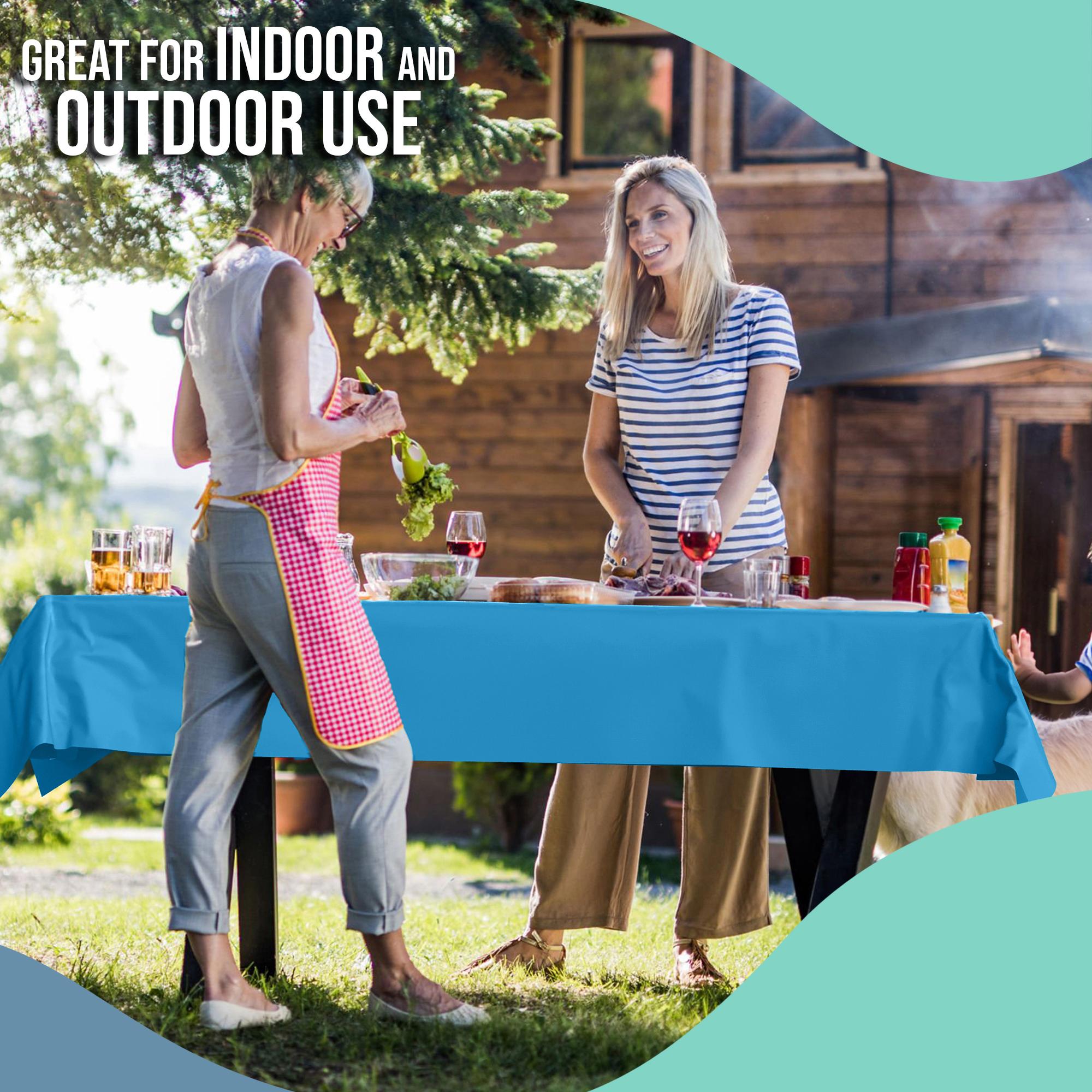 40 in. x 300' Turquoise Banquet Table Rolls