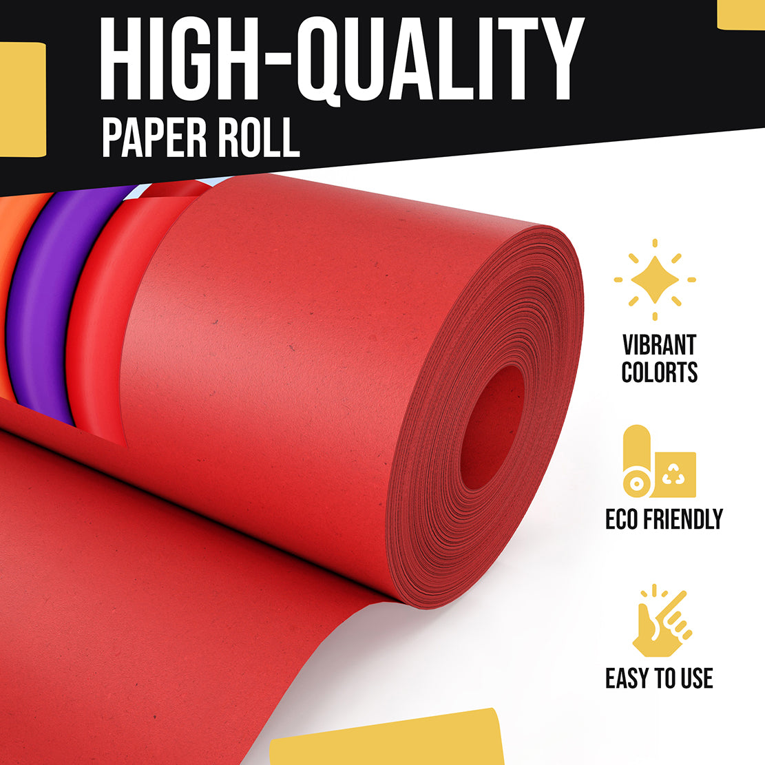 17.75In x 110Ft Red Craft Paper Roll | Factory Direct Party