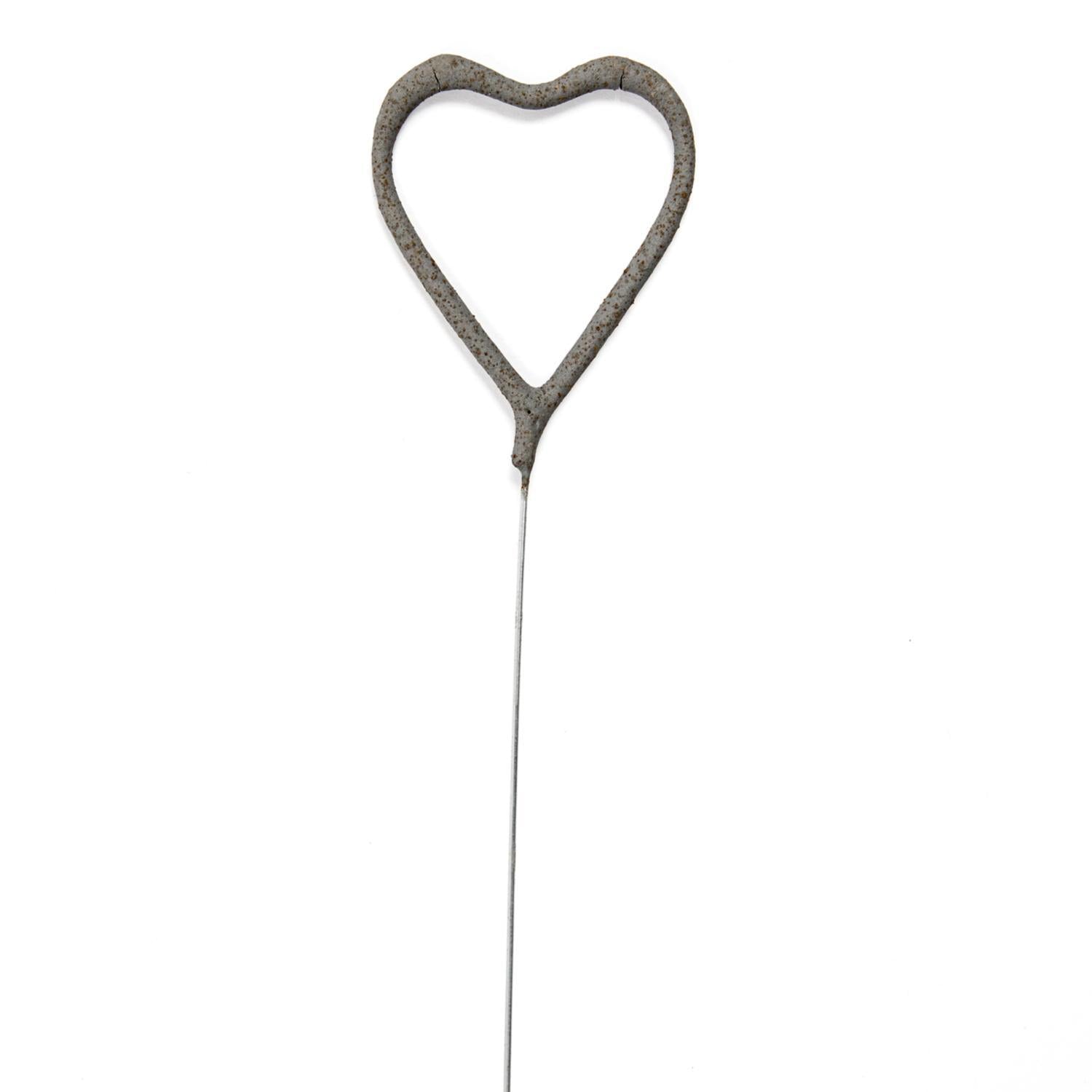 Heart Shaped Wedding Sparklers | 36 Count
