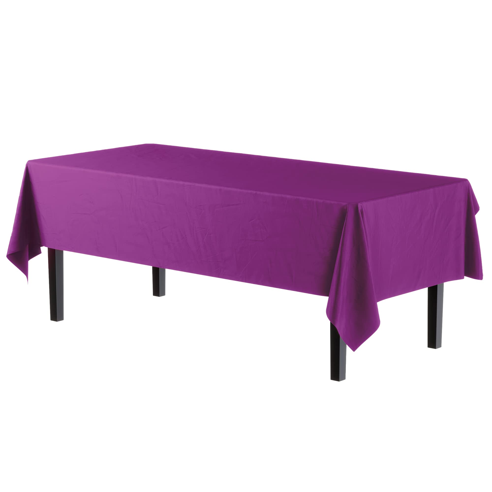 Magenta Plastic Tablecloth