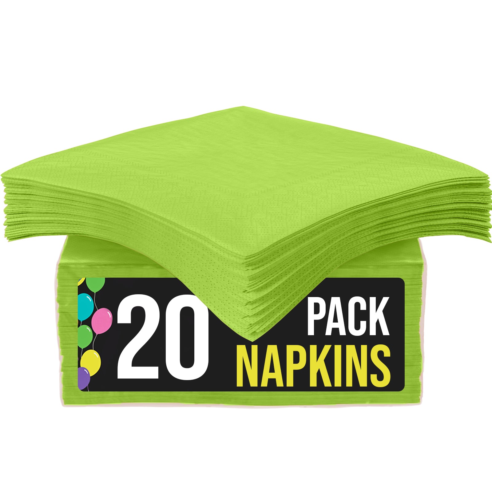 Lime Green Luncheon Napkins