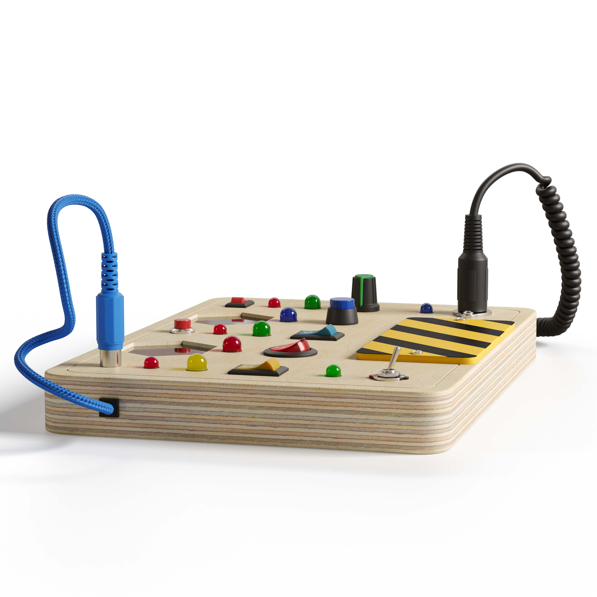 Busy Board With Light Switches V2 | Full Size