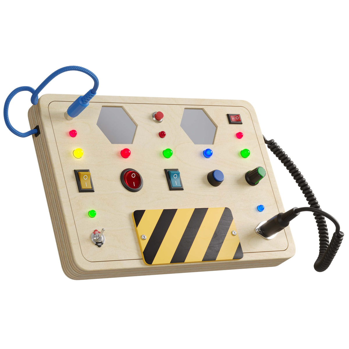 Busy Board With Light Switches V2 | Full Size