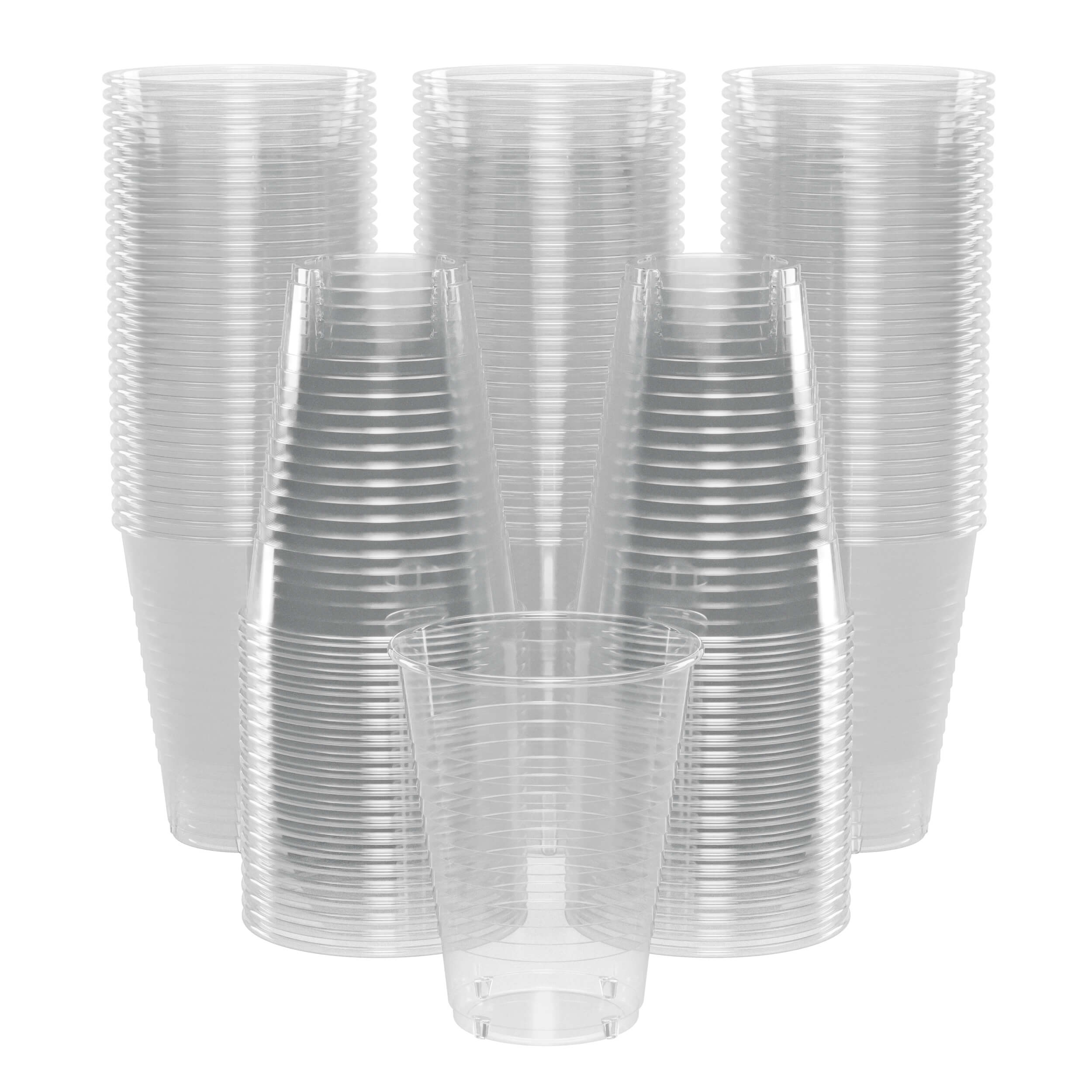 12 Oz. Clear Plastic Cups | 100 Count