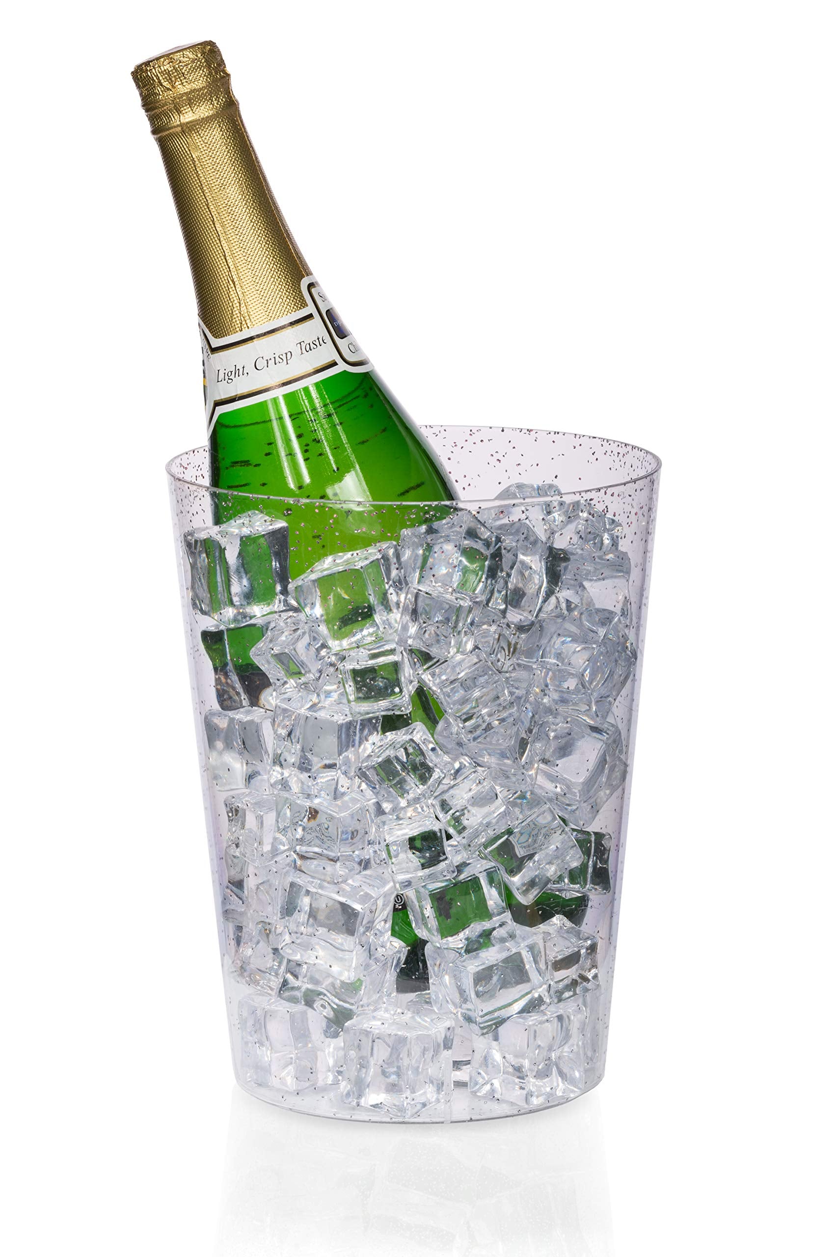 Rose Gold Glitter Ice Bucket For Parties