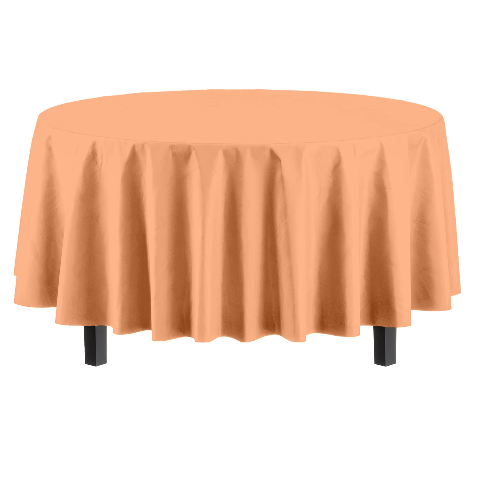 Peach Round Tablecloth