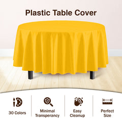 Yellow Round Tablecloth