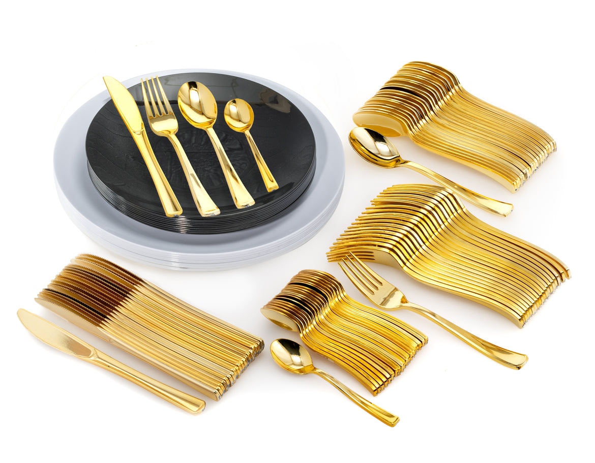 Fancy Plastic Dinnerware For Weddings & Events