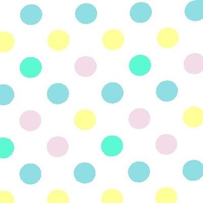 Pastel Polka Dot Plastic Table Cover