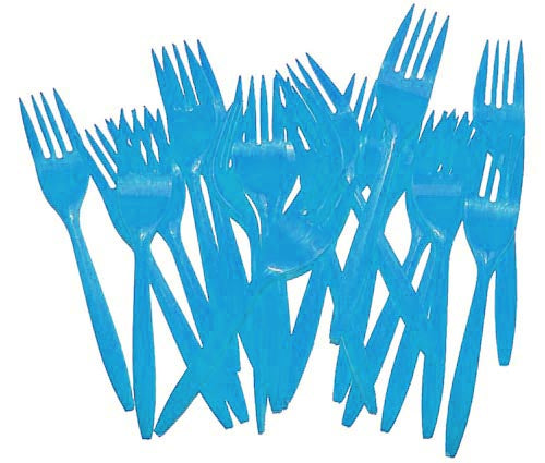 Plastic Forks, Party Forks, Disposable Forks, Colorful Plastic Forks