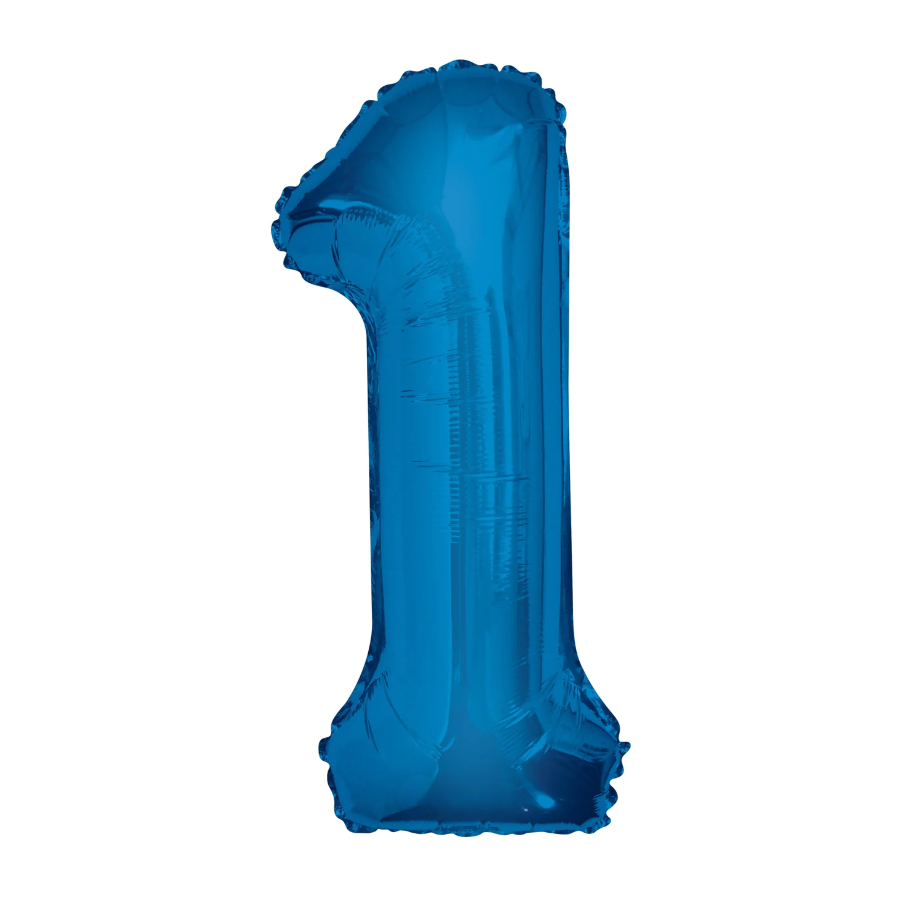 34" Number 1 Blue Helium Balloon