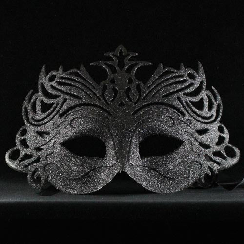 Black Butterfly Mardi Gras Mask For Parties