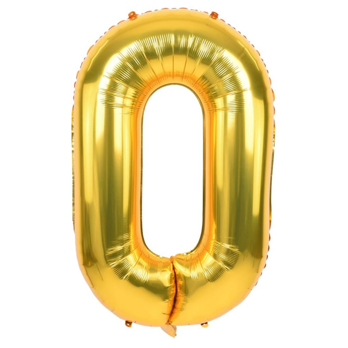 Mylar Number Balloons - Gold, Silver, Blue, and Pink