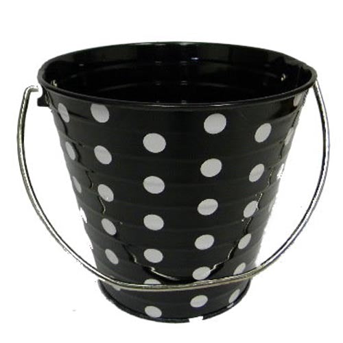 Black Metal Bucket